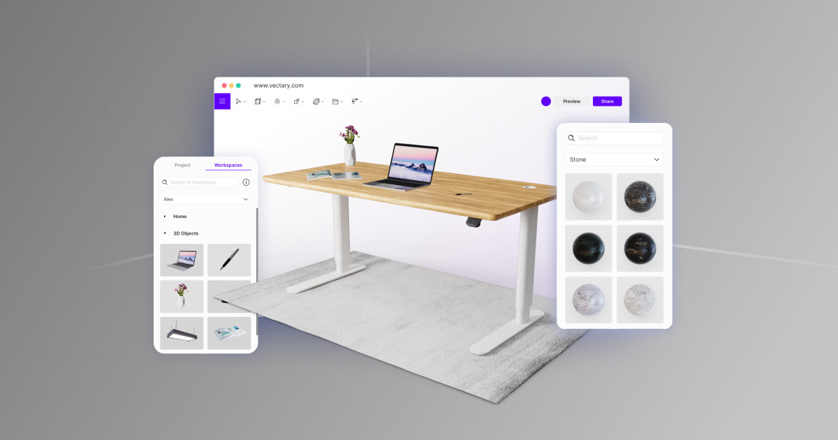 Vectary | Organize 3D assets and libraries for maximum efficiency