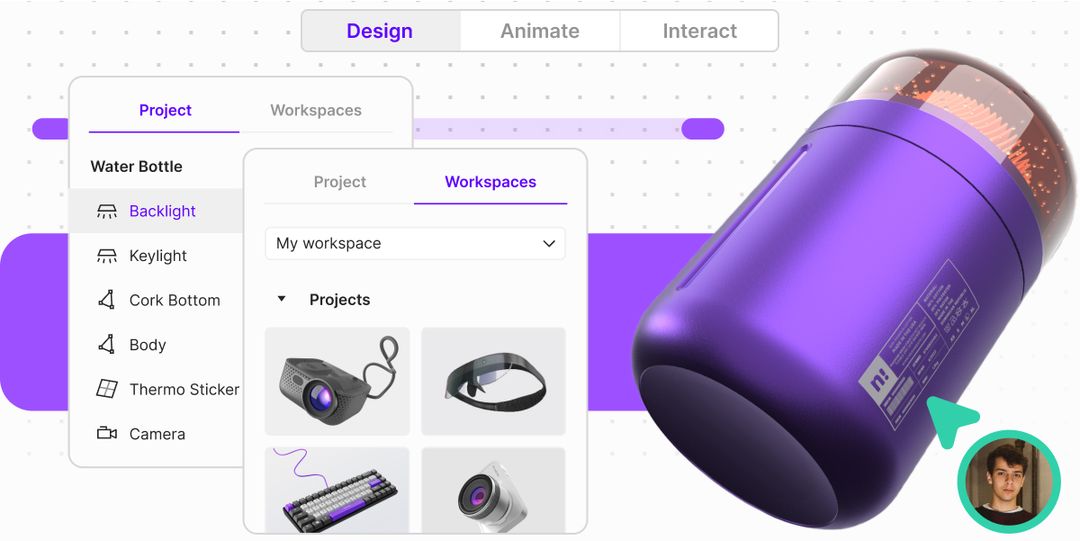 Vectary Interactions and Animations