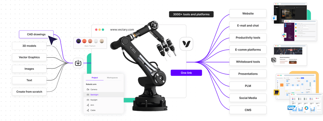 Vectary for Manufacturing